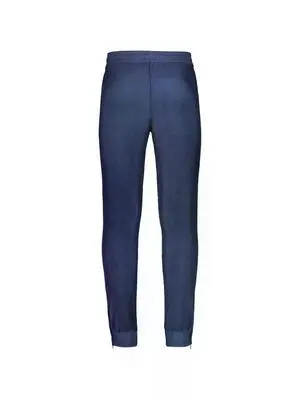 MOORER Ribbed-knit Drawstring Track Pants