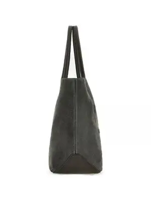 Hogan Suede Shopper Bag With Embossed Logo