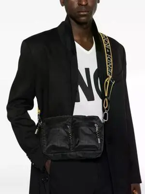 Fendi Ff Logo-jacquard Shoulder Bag