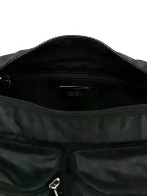 Fendi Ff Logo-jacquard Shoulder Bag