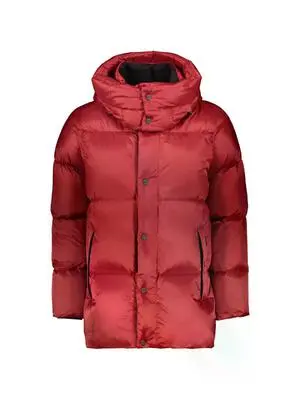 MOORER Quilted Hooded Coat