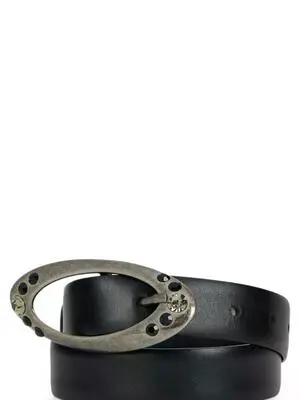 Alberta Ferretti Crystal-embellished Oval-buckle Belt