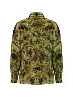 Alberta Ferretti Abstract-print Silk Shirt