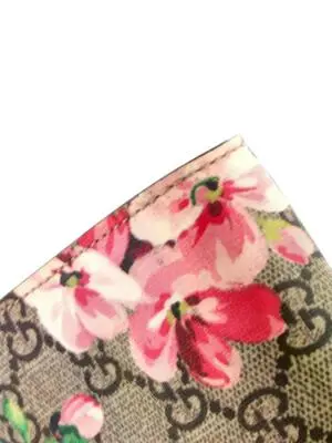 Gucci Blooms Print Gg Coated Canvas Shoulder Bag
