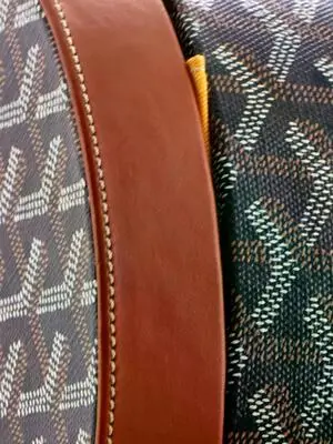 Goyard Alto Hatbox Bag Coated Canvas Satchel