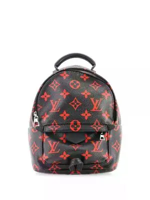 LOUIS VUITTON Palm Springs Limited Edition Monogram Infrarouge Mini Backpack - Black
