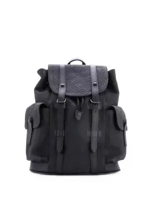 LOUIS VUITTON Christopher Monogram Taurillon Leather Pm Backpack
