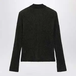 Brunello Cucinelli Sparkling Ribbed Silk Blend Cardigan