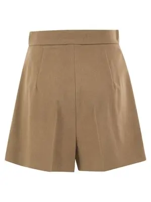 Max Mara Mxmvista Tailored Camel Shorts