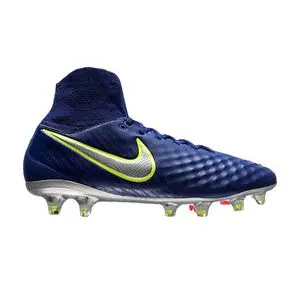 Nike Magista Obra 2 Fg Gs Athletic High-top Soccer Cleats - Blue
