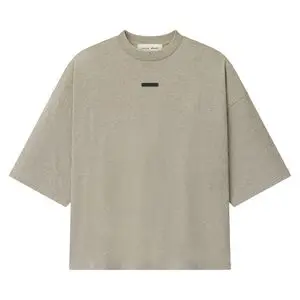 Fear Of God Merch Tee Boxy Fit 'seal Heather - Grey