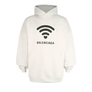 Balenciaga Hoodie With Graphic Print