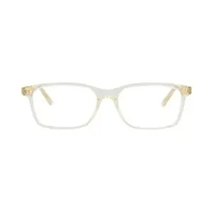 Bottega Veneta Square-frame Acetate Optical Frames 'beige Transparent - Cream