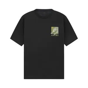 Amiri Leopard Tee - Black