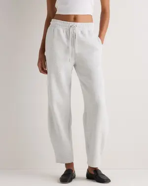 Quince Fleece Sweatpants - Light Heather Grey