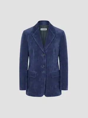 JIL SANDER Tailored Blazer - Dark Blue