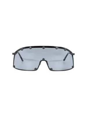 Rick Owens Studded Shield Sunglasses - Black