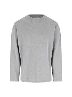 Extreme Cashmere Crewneck Long Sleeve Sweater - Grey