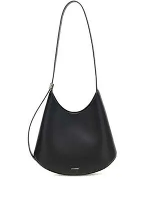 JIL SANDER Small Shoulder Handbag In 100% Bovine Leather - Black