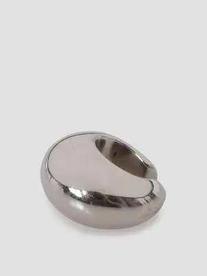 JIL SANDER Brass Cuff Bracelet - Silver