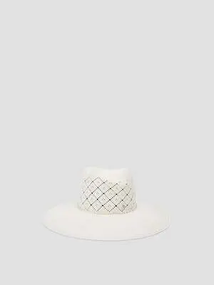 MAISON MICHEL Elegant Mini Brisa Hat - Natural