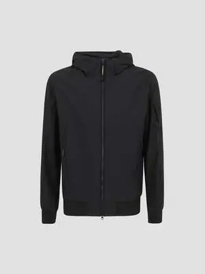 C.P. COMPANY Shell-r Hooofd Lens Jacket - Black