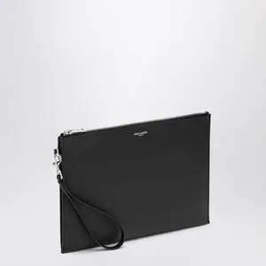 Saint Laurent Zipped Tablet Holder In 100% Calf Leather - 1000