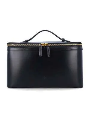 BY MALENE BIRGER Structured Top Handle Vanity Case - Nero