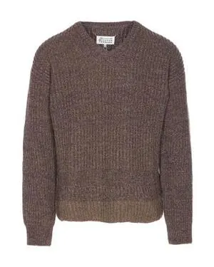 MAISON MARGIELA V-neck Knit Top