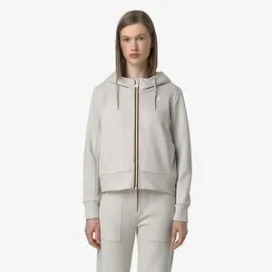K-WAY Lightweight Zip-up Hoodie - Beige Lt