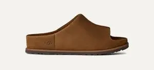 UGG Mini Leather Slip-on Casual Shoes - Dark Chestnut