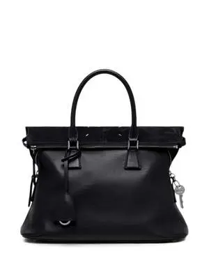 MAISON MARGIELA 100% Calfskin Mini Top Handle Bag With Adjustable Strap