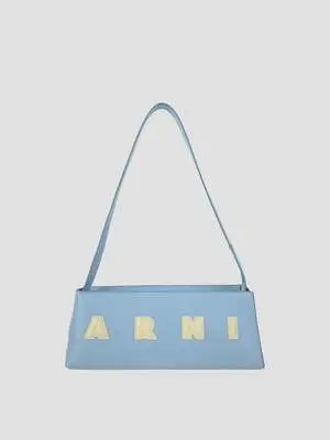 Marni Mini Handbag For Spring/summer 2026 - Smoke Blue/shell