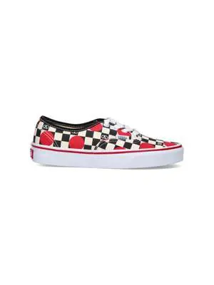 Valentino Garavani Graphic Print Lace Up Low Top Sneakers
