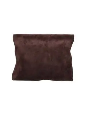 NILI LOTAN Suede Clutch Bag - Brown