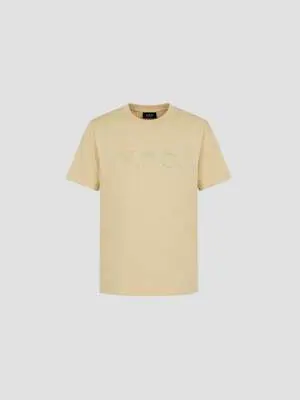 A.p.c. Logo T-shirt - Jaune Clair/jaune Clair