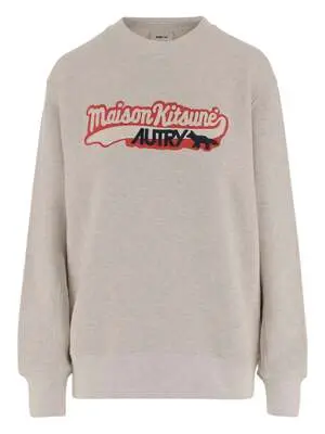 AUTRY Maison Kitsuné" Logo Crewneck Sweatshirt
