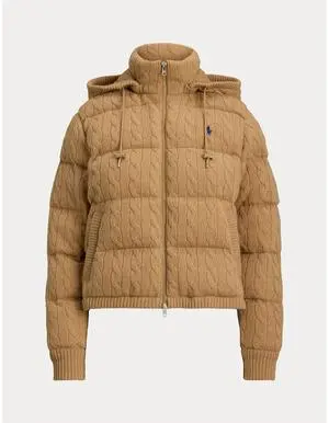 Polo Ralph Lauren Wool-cashmere Sweater-puffer Jacket
