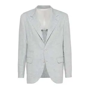 Brunello Cucinelli Linen Suit Jacket - Dust