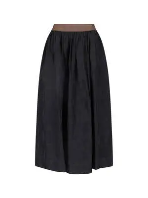UMA WANG Jacquard Full-length Skirt