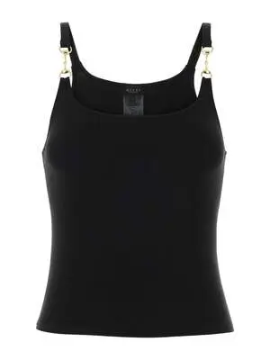GUCCI GUCCI Viscose Crepe T-shirt With Morsetto Detail