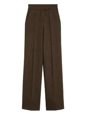 Max Mara Virgin Wool Tailored Trousers