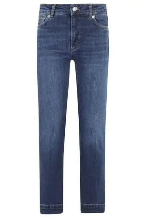 Sportmax Tailored Stretch Denim Trousers - Blue