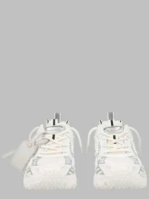 Off-White Low-top Athletic Sneakers With Graphic Detailing