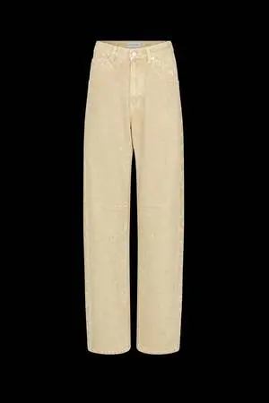 MARINE SERRE Monogrammed Cotton Jeans