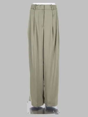 Michael Kors Pleated Wide-leg Trousers - Green