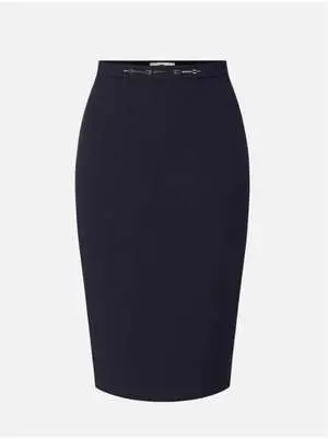 Elisabetta Franchi Pencil Skirt With Buckled Detail