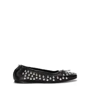 GOLDEN GOOSE Embellished Calf Leather Ballerina Flats