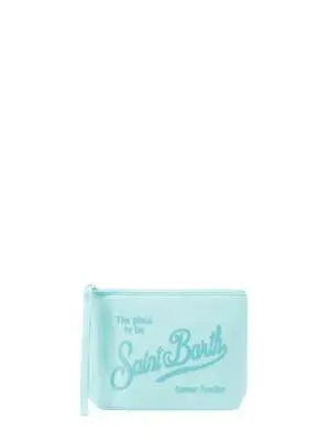 MC2 SAINT BARTH Graphic Zip Pouch - Light Blue