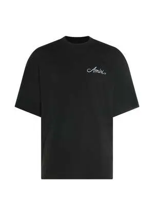 Amiri Embroidered Logo Oversized T-shirt